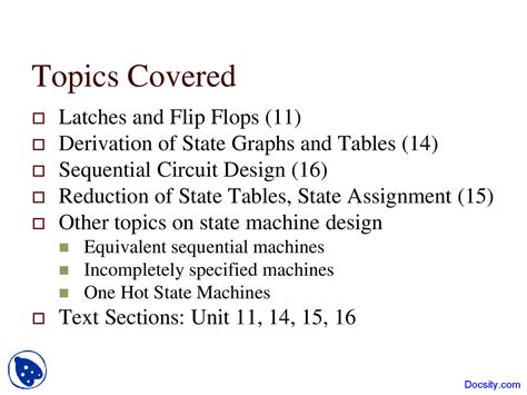 Latches And Flip Flops Intro To Advanced Digital Design Lecture