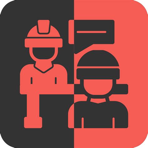 Interviewee Red Inverse Icon 39502217 Vector Art At Vecteezy