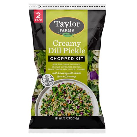 Taylor Farms Creamy Dill Bagged Chopped Salad Kit 1242 Oz 2 Count