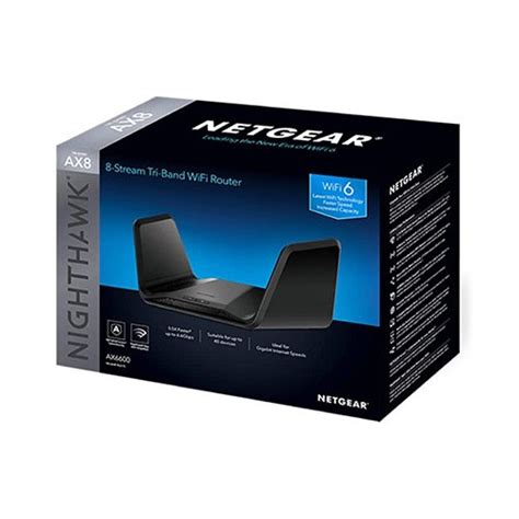 NETGEAR Nighthawk RAX Stream Tri Band AX WiFi Router AX Wireless Speed Up To