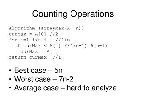 ppt algorithm analysis running time and notation rules powerpoint presentation id 4208248