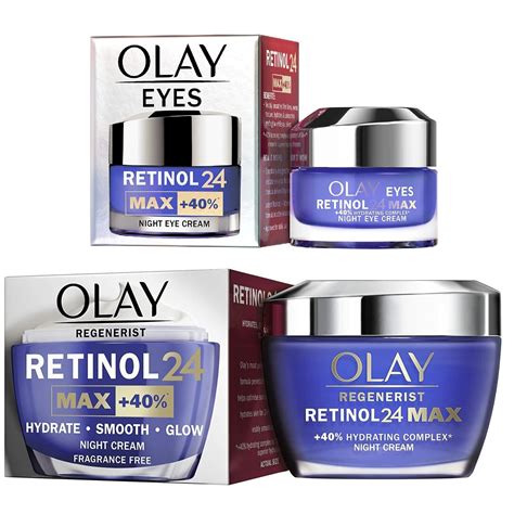Комплект Olay Regenerist Retinol 24 Max Нощен крем 50 мл и Крем за
