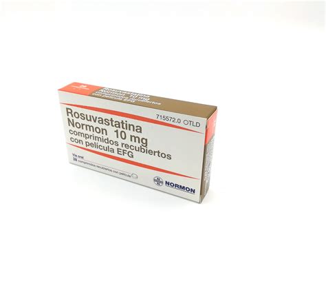 Rosuvastatina Normon Efg 10 Mg 28 Comprimidos Recubiertos Farmacéuticos