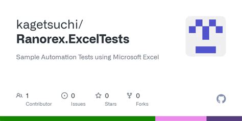 Github Kagetsuchiranorexexceltests Sample Automation Tests Using