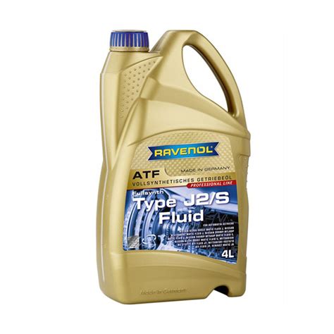 Трансмиссионное масло Ravenol ATF J2/S Fluid, 4 л - купить по выгодной ...