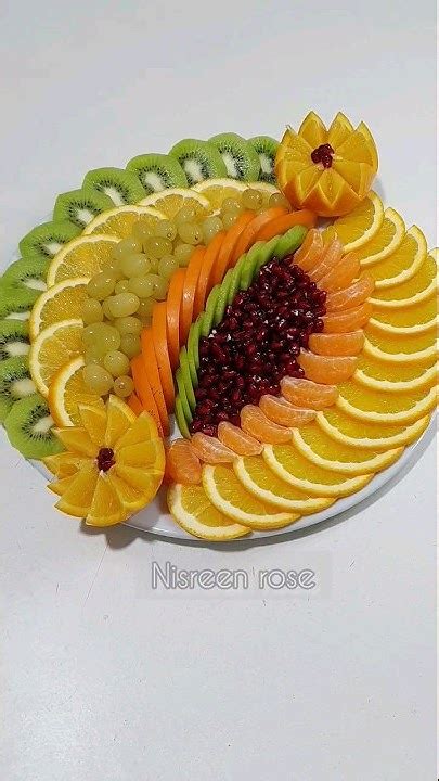 تزيين صحن فواكهshorts Fruit تزيين Youtube