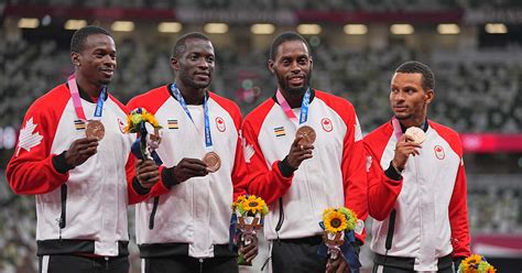 Athletics Canadian Mens Relay Team To Finally Receive Olympic Silver