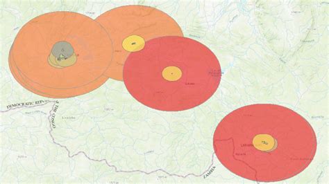Visibility Of Overlapping Buffers R Arcgis