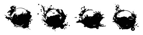 Black Ink Splatter Background PNG Transparent Images Free Download Vector Files Pngtree