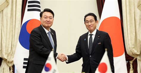기시다 한미일 정상회의 계기 윤 대통령과 개별 회담