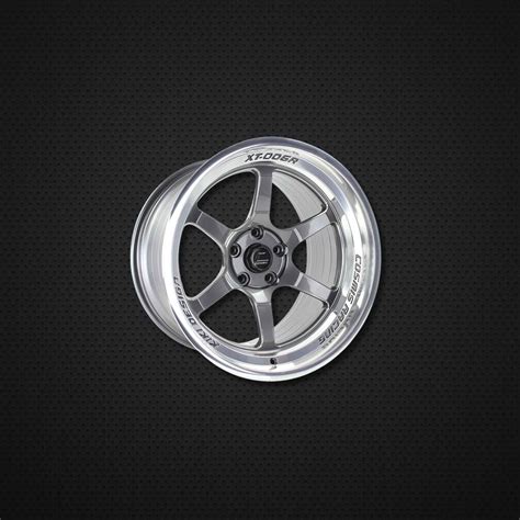Cosmis Xt 006r 1890 Et30 51143 Gunmetal Wdiamond Lip 1pc