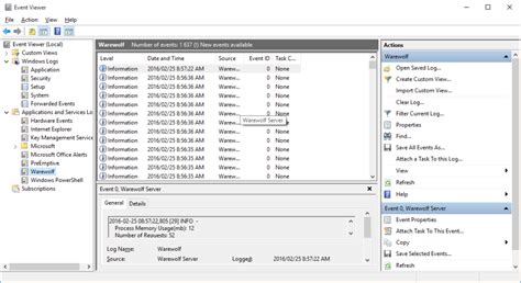 Logging Warewolf Knowledge Base