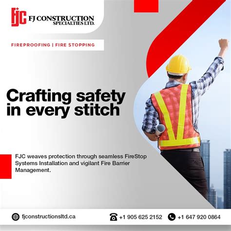 F J Construction Specialties Ltd On Linkedin Fjconstructionsltd Firesafety Fireproofing