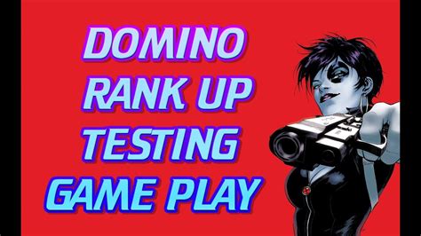 MCOC Domino Rank Up And Testing Game Play YouTube