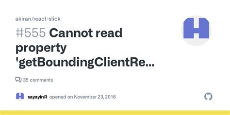 Cannot Read Property GetBoundingClientRect Of Null Issue Akiran React Slick GitHub