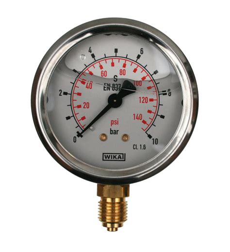 Pressure Gauge Liquid Filled Wika At William Wickens Blog