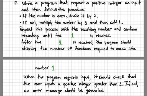 Solved 2 Write A Program That Request A Positive Integer As