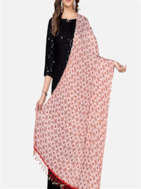 Buy Vbuyz Ethnic Motifs Printed Art Silk Dupatta Dupatta For Women