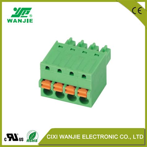 Pluggable Screwless Terminal Connector 2 5mm 3 5mm 3 81mm 5 0mm 5