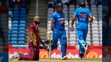 India Inflicts 200 Run Defeat On West Indies To Win Odi Series By 2 1