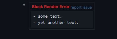 Block Render Error Issue 5530 Logseq Logseq GitHub