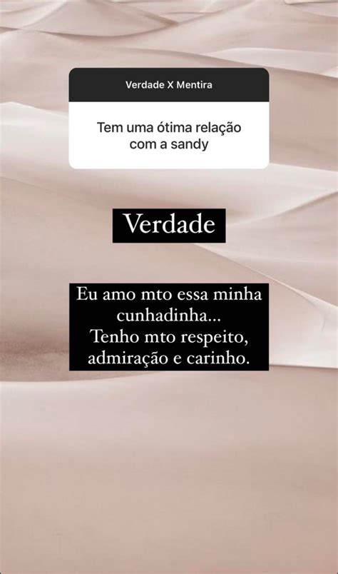 Esposa de Junior Lima soltou a língua e chocou ao falar de Sandy