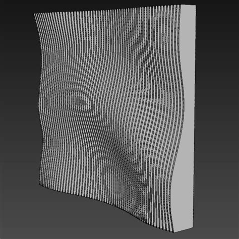 Parametric Wall 003 3d Model 20 Max Obj Fbx Free3d