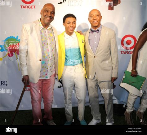 Danny Simmons Diggy Simmons Russell Simmons 13th Annual Russell
