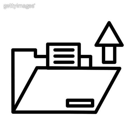 Open File Icon From Education Collection Thin Linear Open File