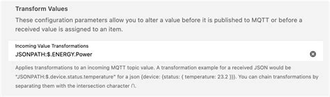 Misleading Note Text In Transform Values Section Oh3 Gui Beginners Openhab Community