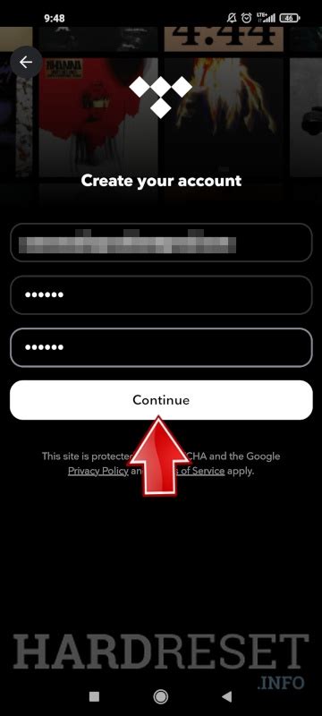 How To Create Tidal Account Hardreset Info
