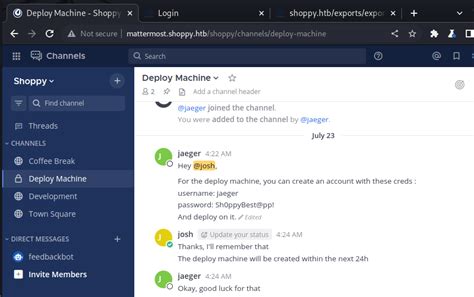 [h4] Htb Shoppy H4 L0 Ctf Writeups