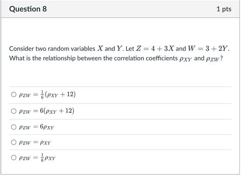 solved consider two random variables x and y let z 4 3x and