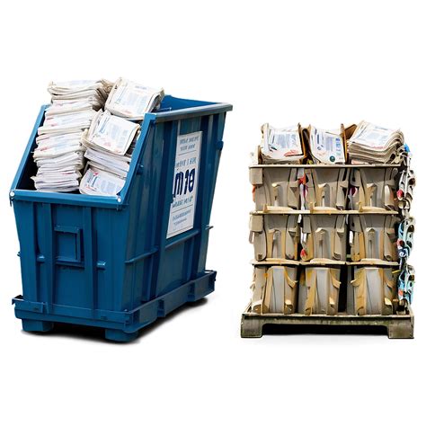 Download Paper Recycling Dumpster Png Pyl69