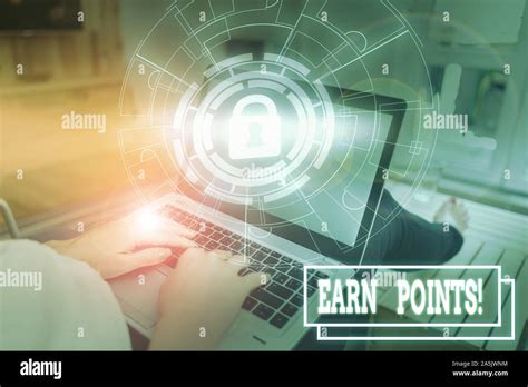 Conceptual Hand Writing Showing Earn Points Concept Meaning Collecting