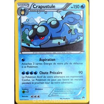 carte Pokémon 35 122 Crapustule 150 PV XY Rupture Turbo NEUF FR