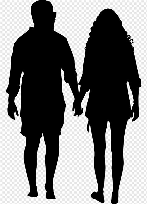 남자 여자 소녀 소년 남성 여성 실루엣 커플 관계 연인 Png Pngwing