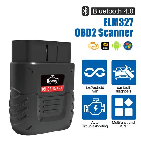 ELM Herramienta De Diagn Stico De Coche Esc Ner OBDII 327 Lector De C