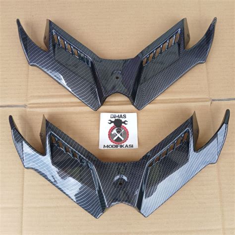 Jual Winglet Carbon Winglet Ninja 250 Fi Winglet R15 V2 Winglet Ninja