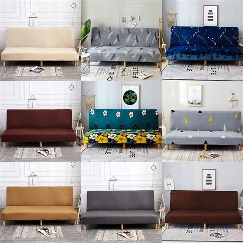 Vỏ Bọc Ghế Sofa Giường Không Tay Vin Vải Bọc Sofa Gường đệm Bọc Vải