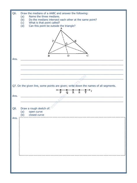 A2zworksheetsworksheet Of Basic Geometrical Ideas 02 Geometry Maths