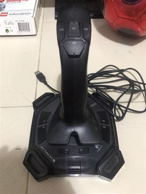 Logitech Plane Simulator Joystick Toys Games Video Gaming Gaming Accessories On Carousell