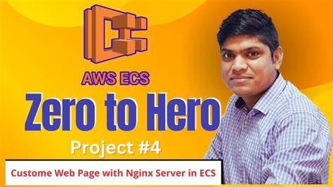 4 Aws Ecs Project In Hindi Deploy Custom Nginx Web Page Using Aws Ecs