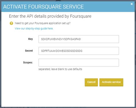 creating a foursquare app appreciation engine