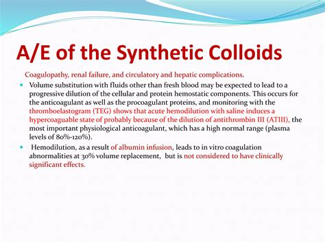 Plasma Volume Expanders Pptx