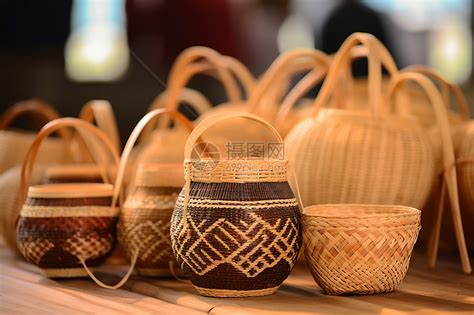 乡村手工编织篮子高清图片下载 正版图片600698064 摄图网