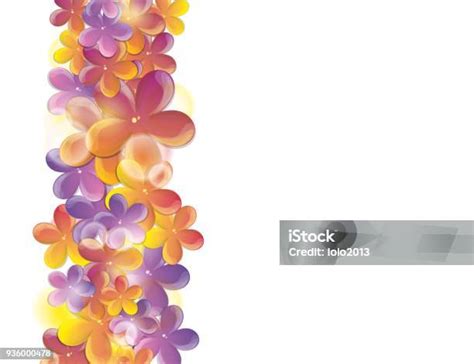 밝은 봄 꽃 인사말 카드 0명에 대한 스톡 벡터 아트 및 기타 이미지 0명 가을 그라데이션 Istock