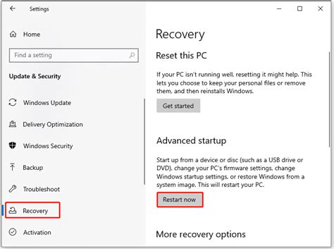 Boot Into Windows Recovery Mode Focus On 2 Cases