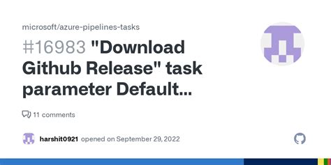 download github release task parameter default version latest
