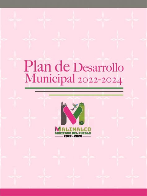 Plan De Desarrollo Municipal Final Pdf Planificación México